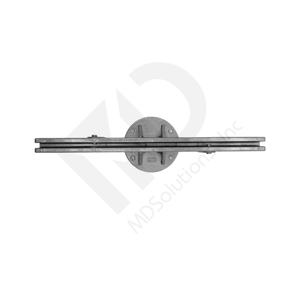 12 Inch Flat U-Channel 180° Post Cap
