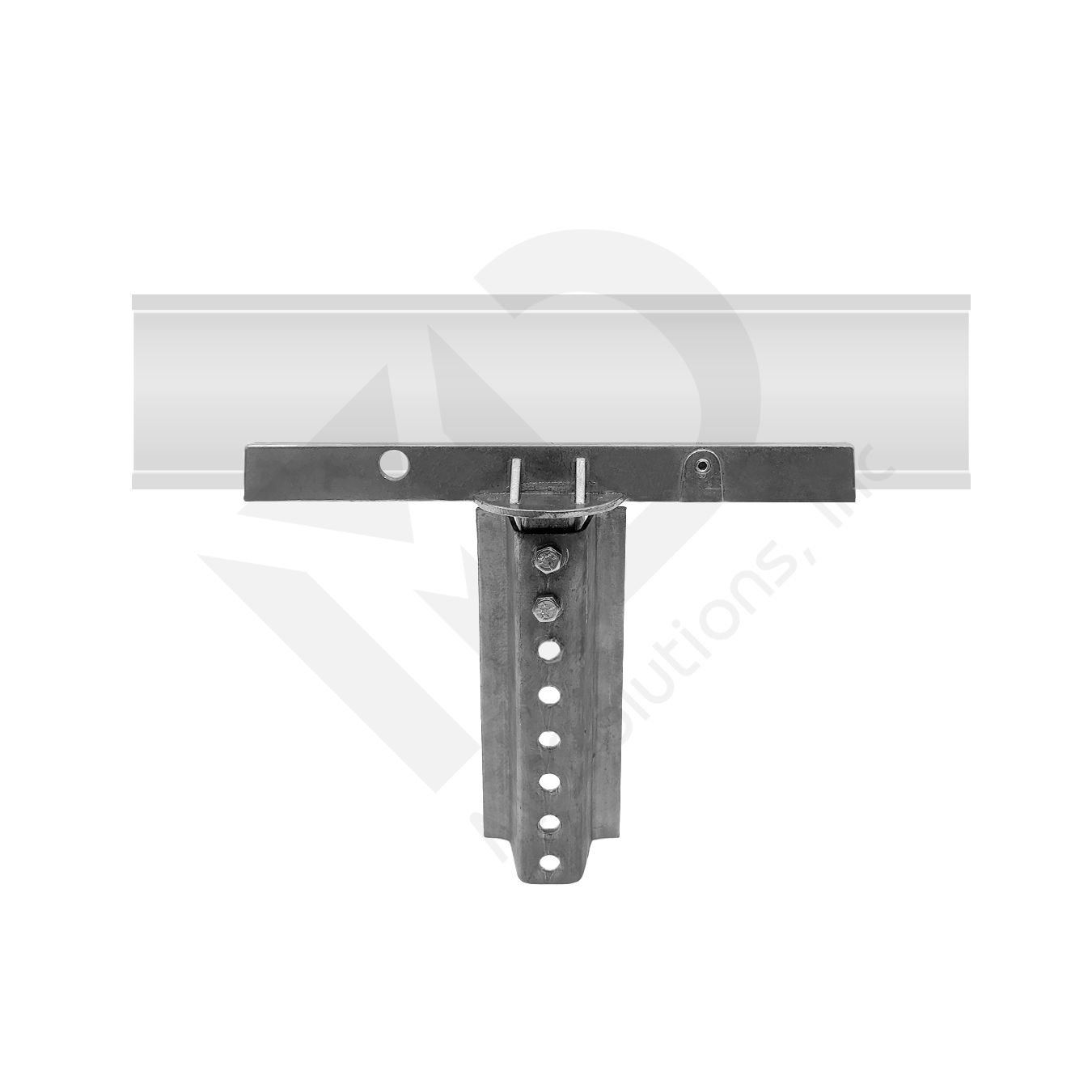 12 Inch Extruded U-Channel 180° Post Cap
