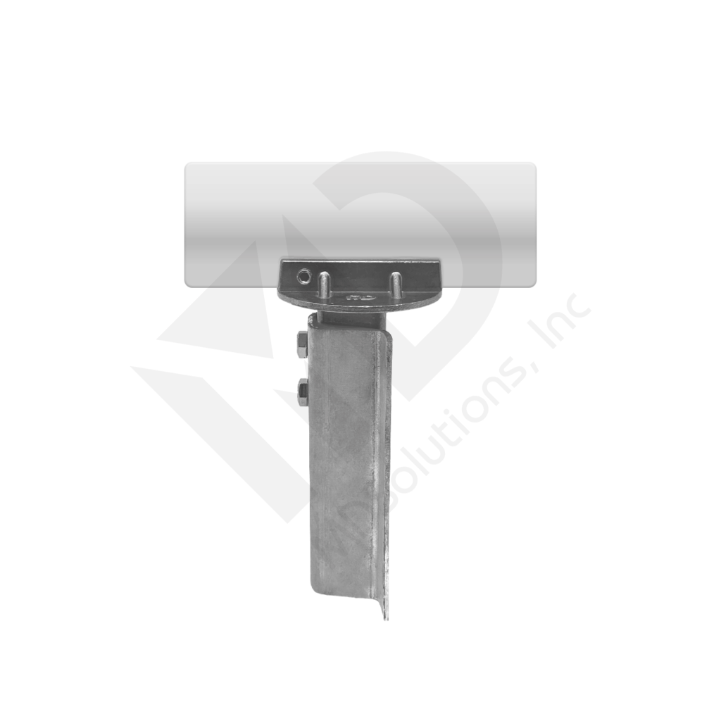 3 1/2 Inch Flat U-Channel 90° Post Cap