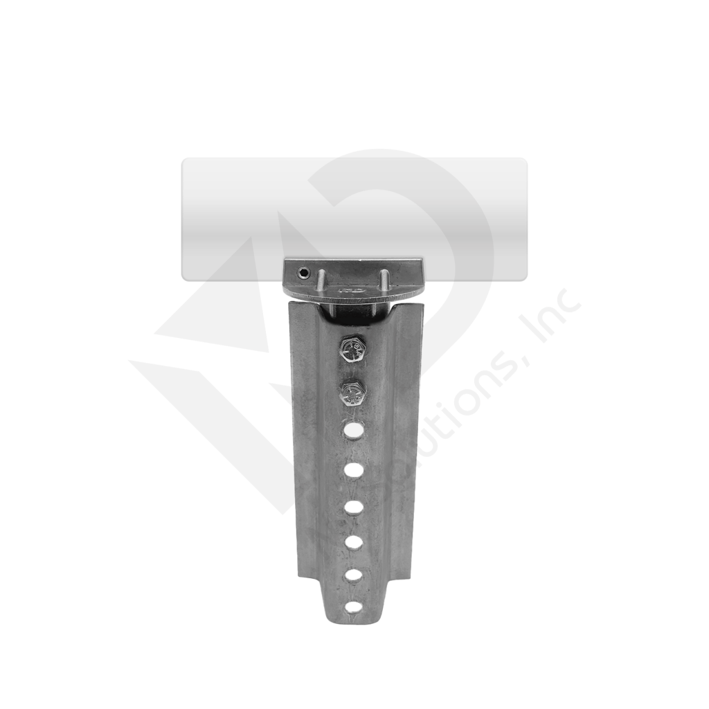 3-1/2″ U-Channel 180° Post Cap Flat | MDSolutions