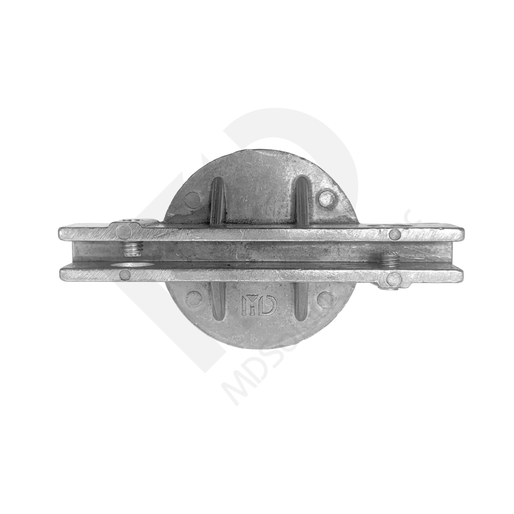 5 1/2 Inch Extruded U-Channel 180° Post Cap