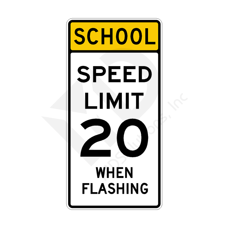S5-1 School Speed Limit Sign