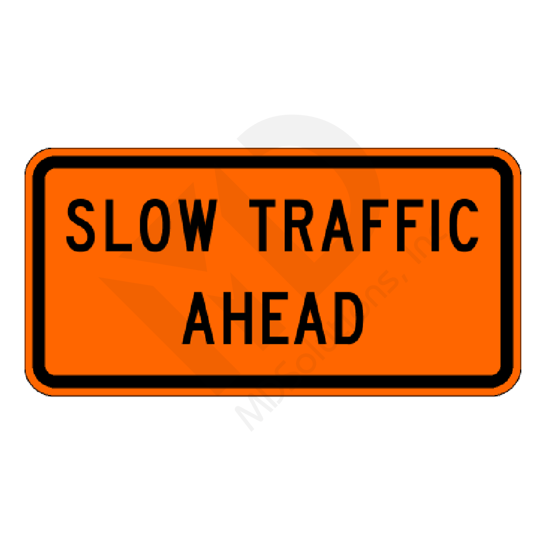 W23-1 Slow Traffic Ahead Sign