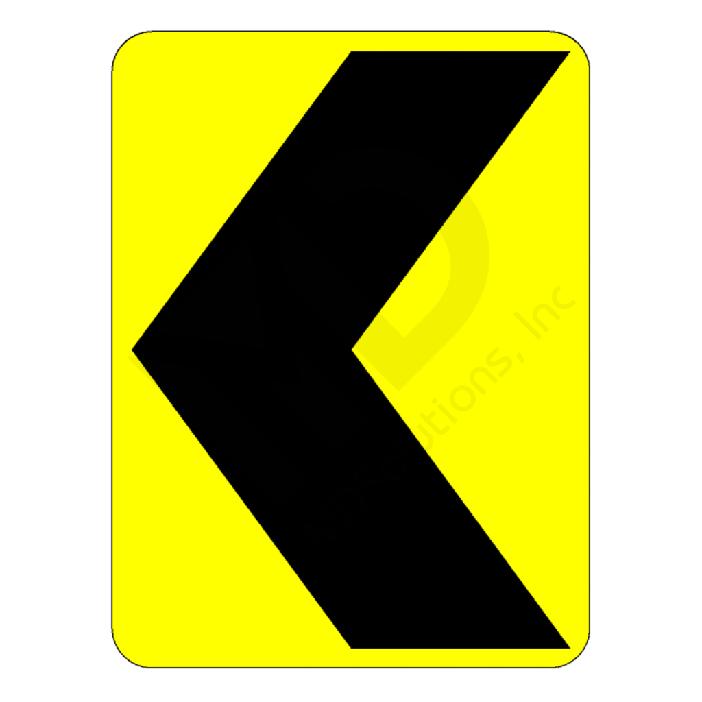 W1-8 Chevron Sign