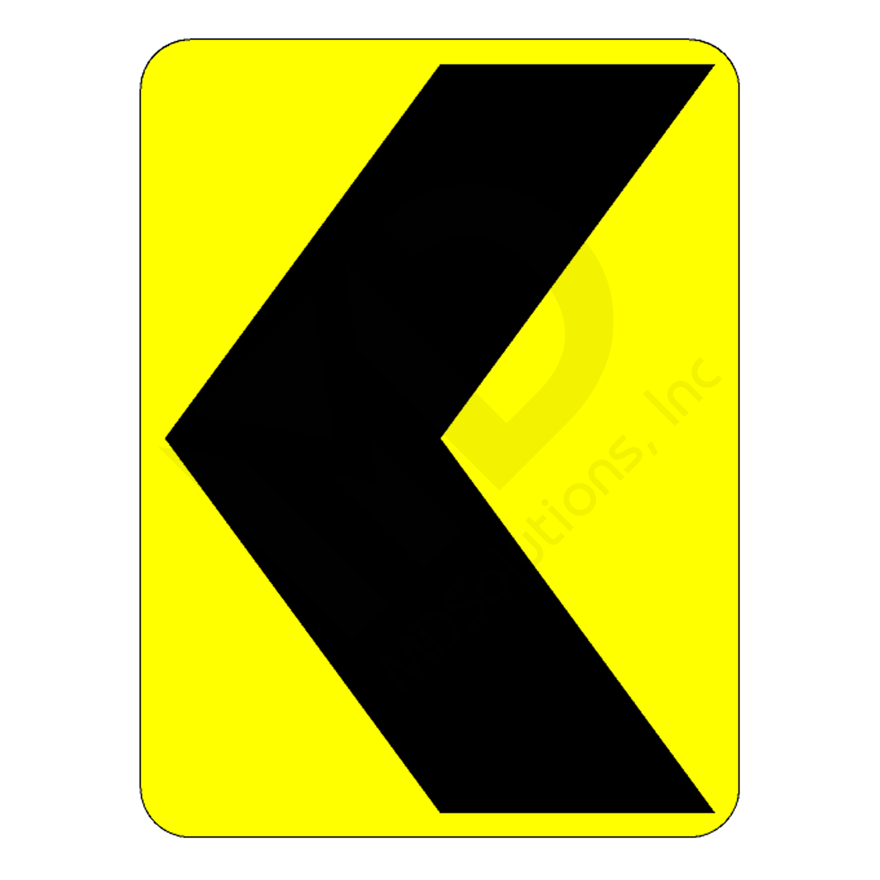 W1-8 Chevron Sign
