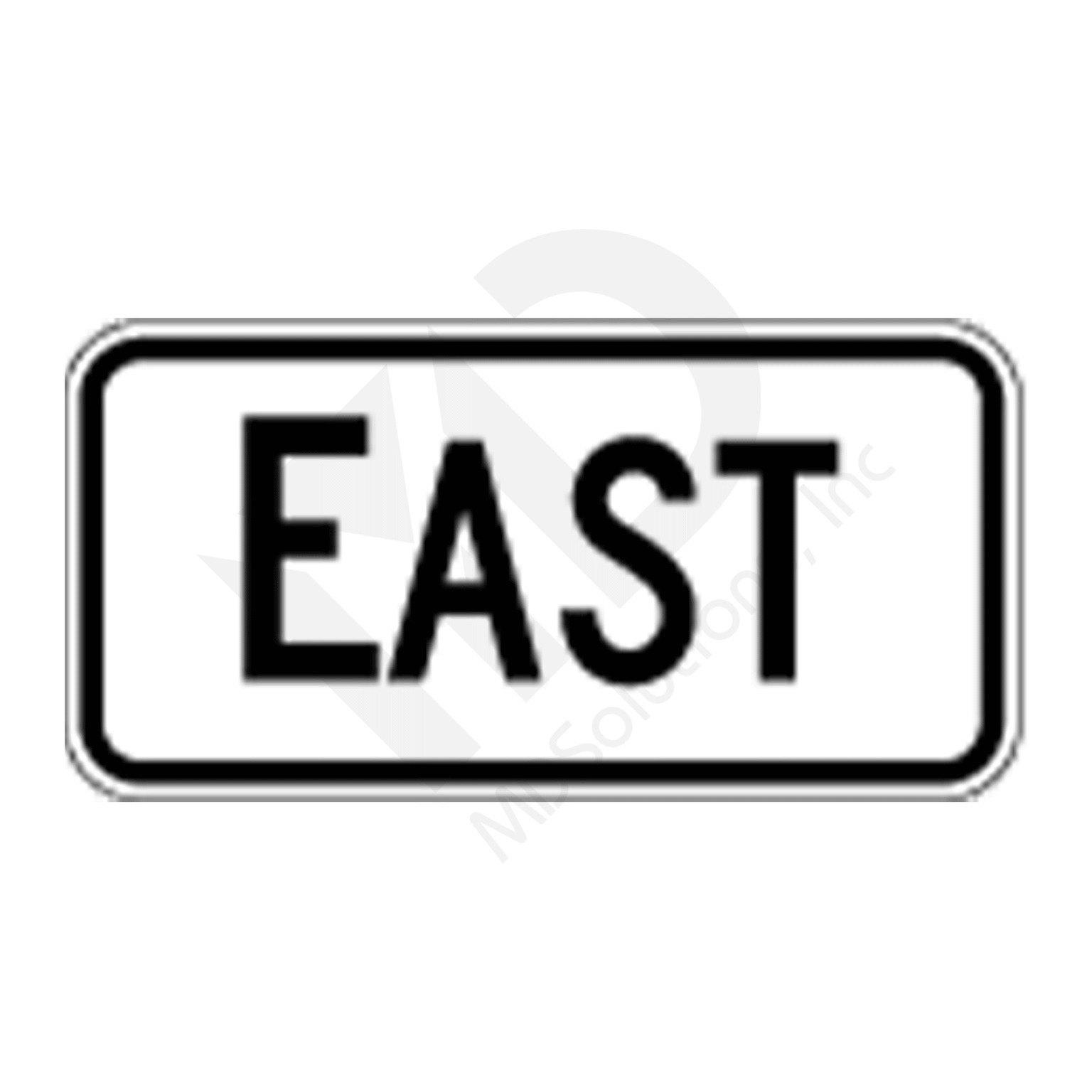 M3-2 East Directional Auxiliary Sign