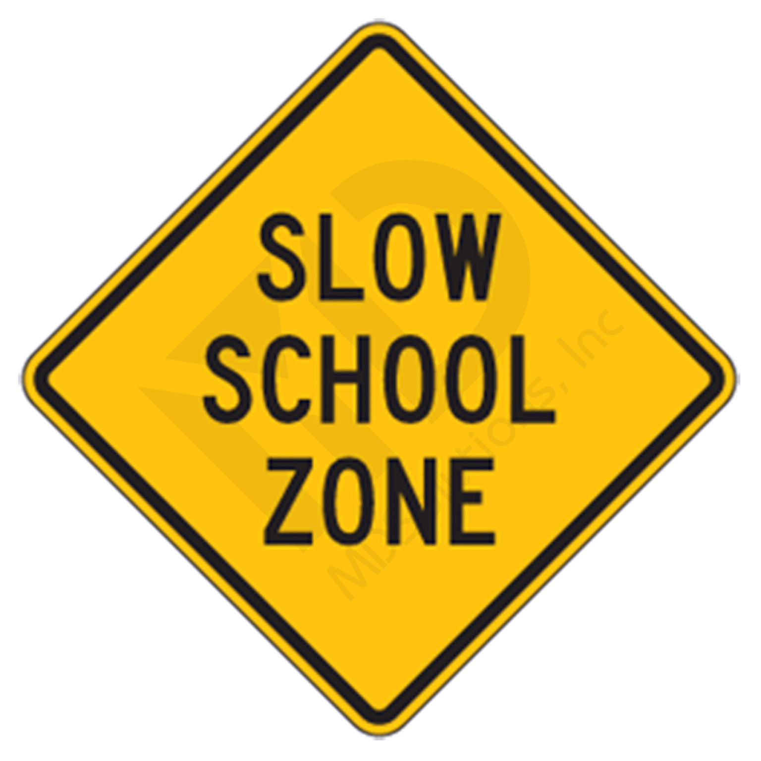 S3-5 Slow School Zone Sign | MDSolutions