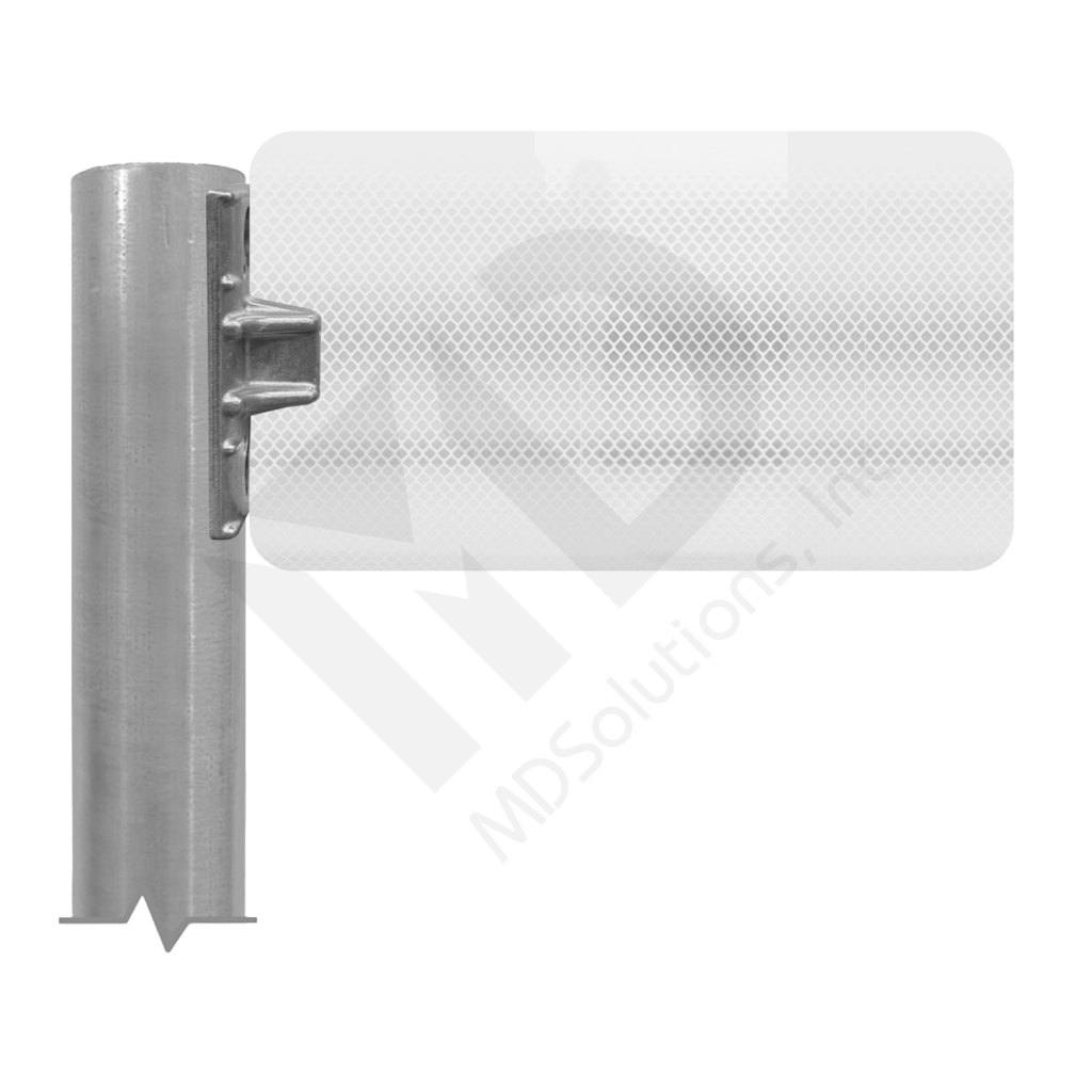 3 1/2 Inch External Cantilever Wing Bracket Flat Back | MD
