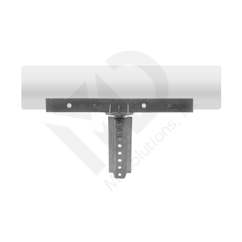 18″ U-Channel 180° Post Cap Flat | MDSolutions