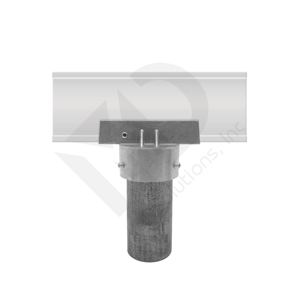 4 1/2" Post Cap Extruded for 2-3/8" Round - LOCMDSolutions