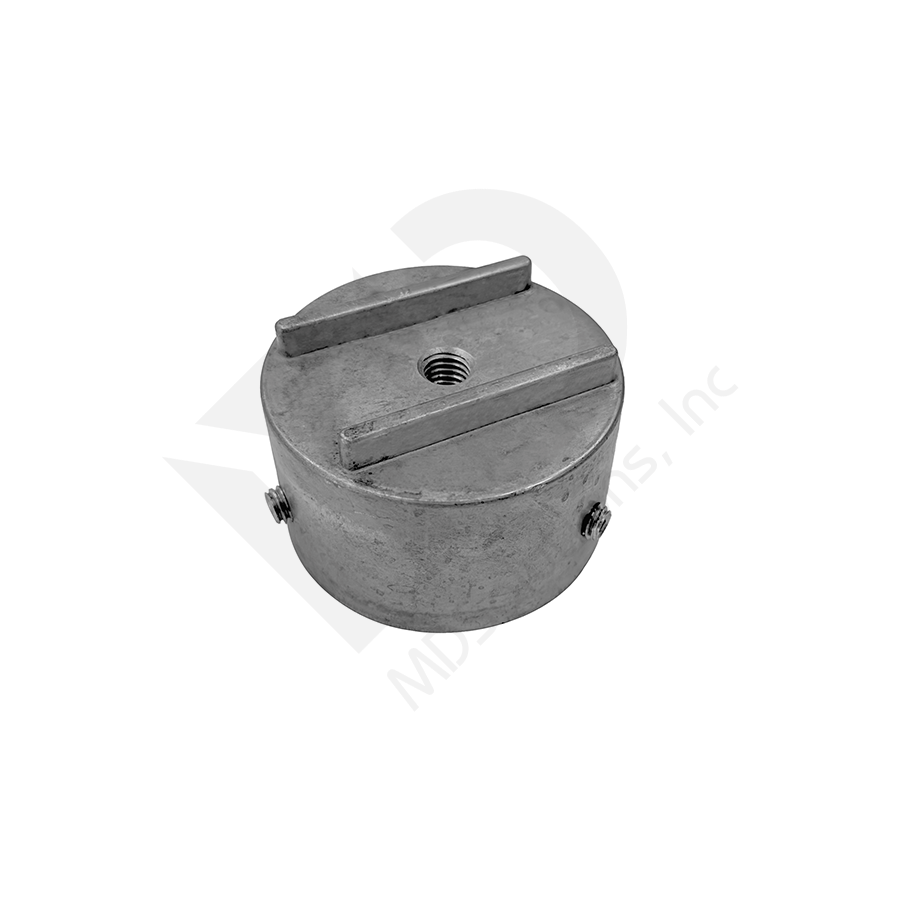 Box Blade Cap for 2- 7/8 Inch Round Post with threaded hole
