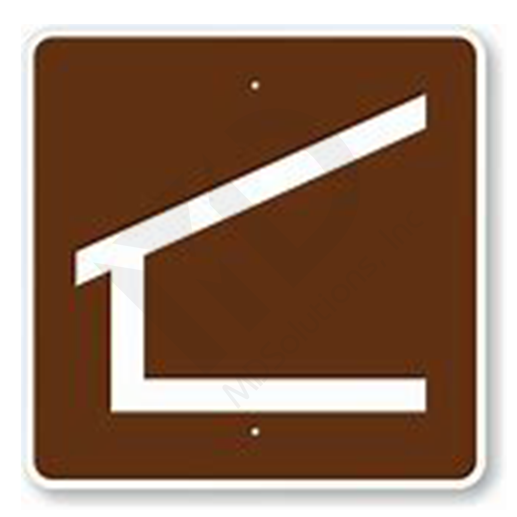 Rs-043 Trail Shelter (Symbol) Sign